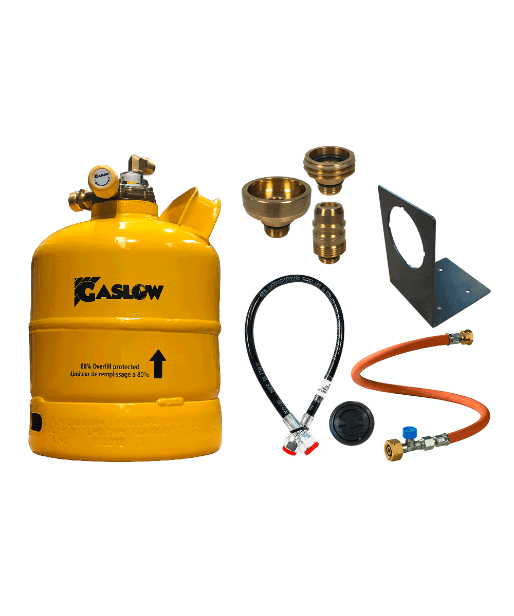 Gaslow LPG Zylinder-Kit mit Einfüllstutzen und Stutzenhalterung - Fritz ...