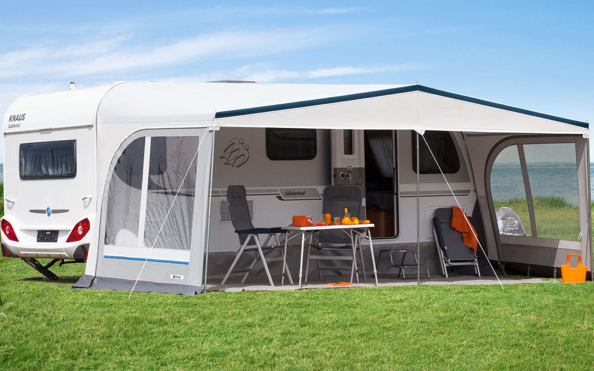 Berger Solera Lux II Sonnenvordach für Wohnwagen - Fritz Berger ...