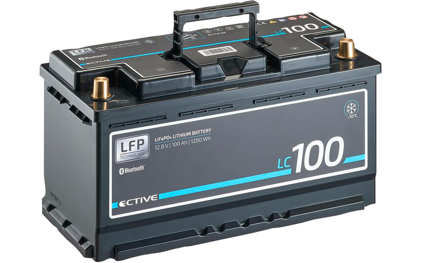 Ective LC 100 BT LT 12V LiFePO4 Lithium Supply Battery - Berger Camping