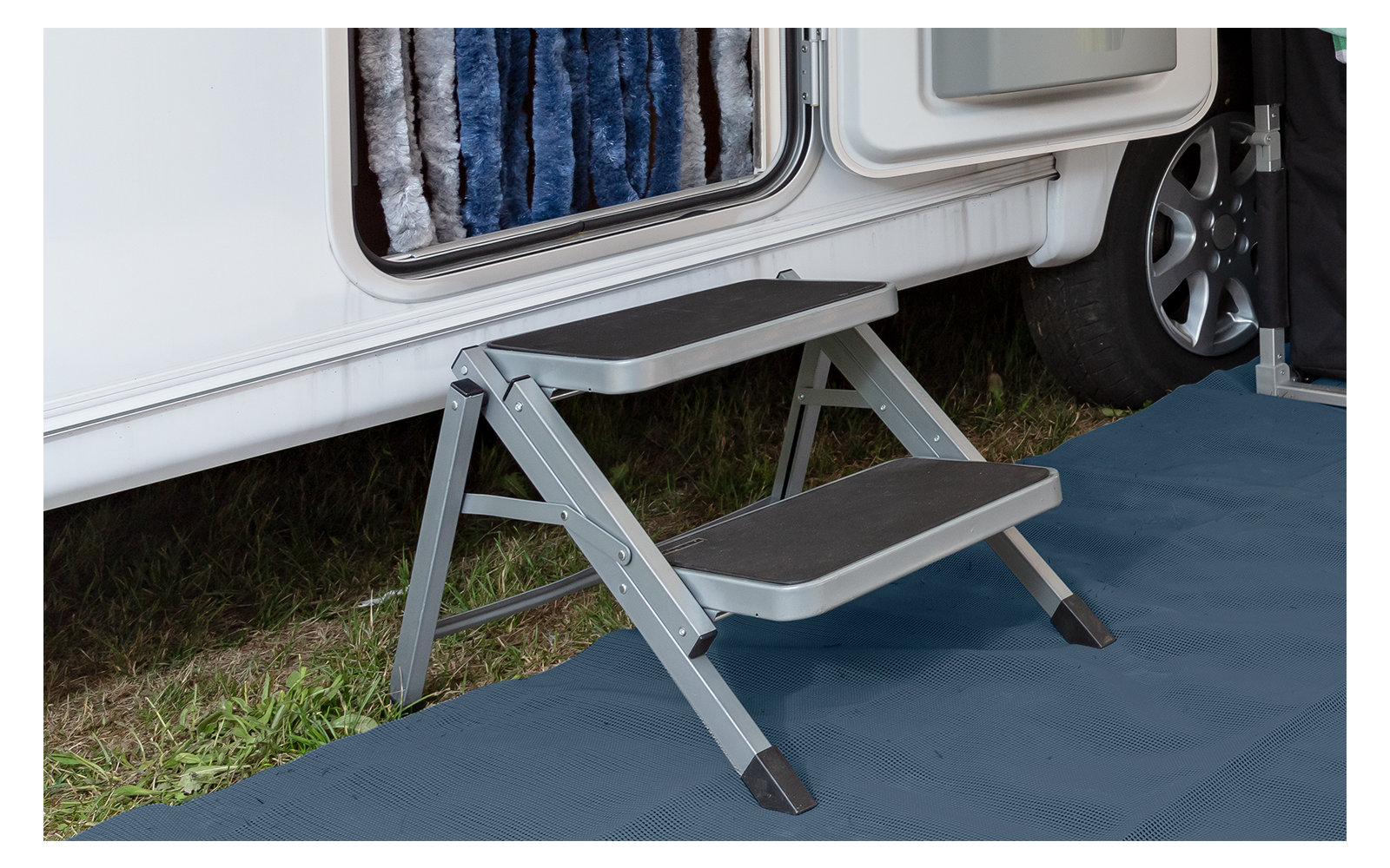 Berger Double Folding Caravan Step - Berger Camping